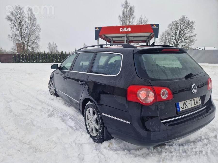 Черный Фольксваген Пассат Б6 2008 в Прейли, объемом двигателя 2.00 л и пробегом 346 тыс. км за 1900 €, фото 12 на AUTOMOTO.COM.LV