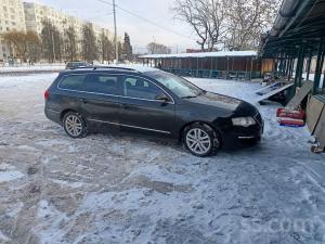 Melns Volkswagen Passat B6 2008 Rīga, ar dzinēja tilpumu 2.00 L un nobraukumu 423 tūkst. km par 950 €, foto  vietnē AUTOMOTO.COM.LV