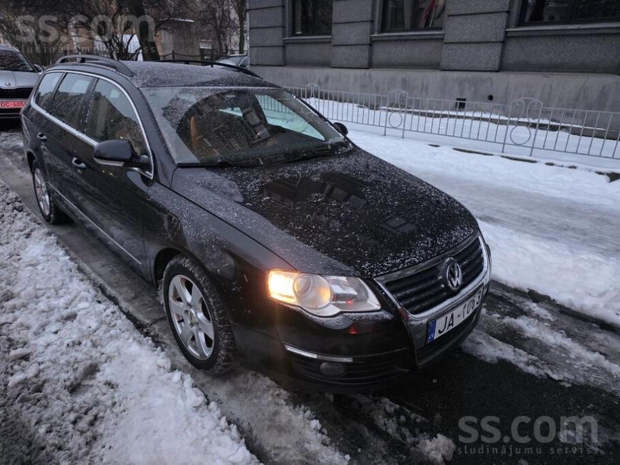Melns Volkswagen Passat B6 2008 Rīga, ar dzinēja tilpumu 2.00 L un nobraukumu 290 tūkst. km par 1200 €, foto 1 vietnē AUTOMOTO.COM.LV