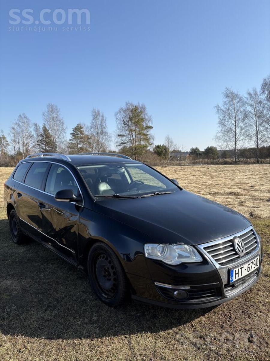 Melns Volkswagen Passat B6 2008 Ventspils, ar dzinēja tilpumu 2.00 L un nobraukumu 278 tūkst. km par 1000 €, foto 2 vietnē AUTOMOTO.COM.LV