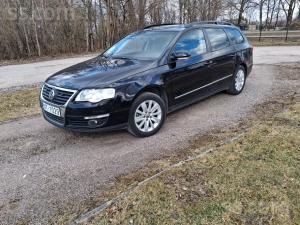Melns Volkswagen Passat B6 2008 Cēsis, ar dzinēja tilpumu 2.00 L un nobraukumu 368 tūkst. km par 1550 €, foto  vietnē AUTOMOTO.COM.LV