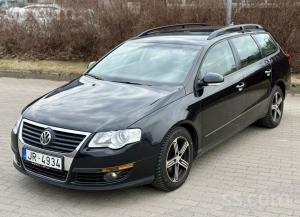 Melns Volkswagen Passat B6 2008 Rīga, ar dzinēja tilpumu 2.00 L un nobraukumu 380 tūkst. km par 1650 €, foto  vietnē AUTOMOTO.COM.LV
