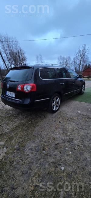Black Volkswagen Passat B6 2008 in Valmiera, with an engine capacity of 2.00 L and mileage of 389 thousand km for 900 €, photo  on AUTOMOTO.COM.LV