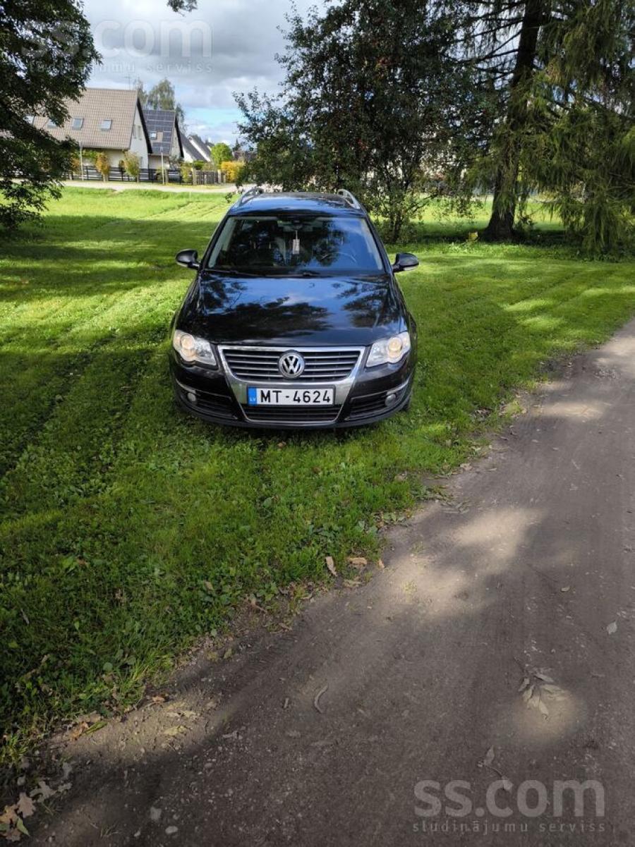 Melns Volkswagen Passat B6 2008 Rīga, ar dzinēja tilpumu 2.00 L un nobraukumu 368 tūkst. km par 1600 €, foto 1 vietnē AUTOMOTO.COM.LV