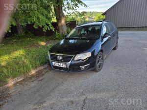 Черный Фольксваген Пассат Б6 2008 в Лиепая, объемом двигателя 1.90 л и пробегом 426 тыс. км за 700 €, фото  на AUTOMOTO.COM.LV