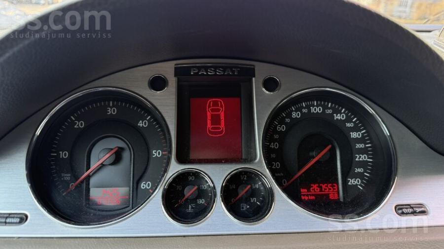 Melns Volkswagen Passat B6 2008 Rīga, ar dzinēja tilpumu 2.00 L un nobraukumu 268 tūkst. km par 2400 €, foto 12 vietnē AUTOMOTO.COM.LV