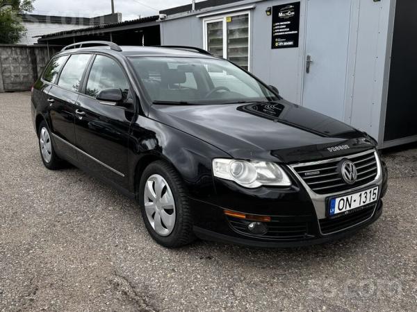 Black Volkswagen Passat B6 2008 in Daugavpils, with an engine capacity of 1.90 L and mileage of 0 thousand km for 2350 €, photo 1 on AUTOMOTO.COM.LV