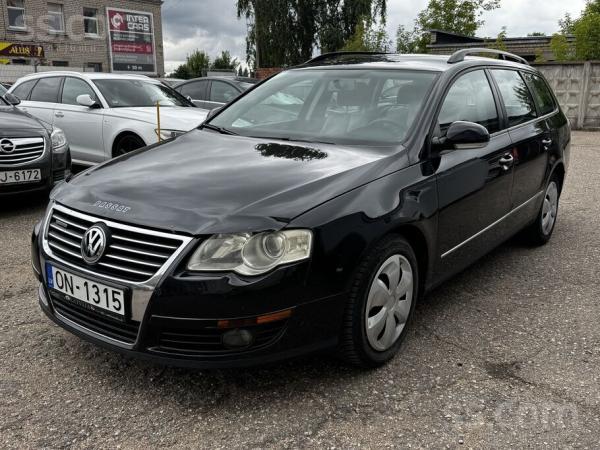 Black Volkswagen Passat B6 2008 in Daugavpils, with an engine capacity of 1.90 L and mileage of 0 thousand km for 2350 €, photo 3 on AUTOMOTO.COM.LV