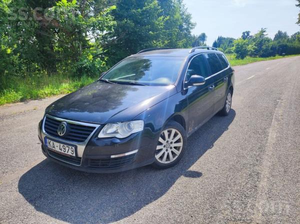 Черный Фольксваген Пассат Б6 2008 в Айзкраукле, объемом двигателя 2.00 л и пробегом 380 тыс. км за 1100 €, фото 1 на AUTOMOTO.COM.LV