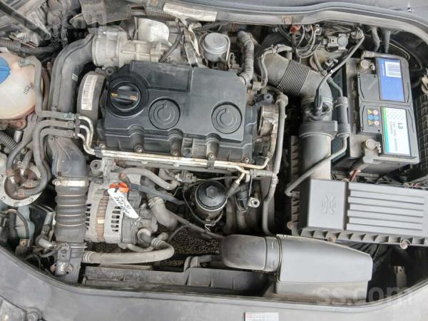 Black Volkswagen Passat B6 2008 in Bauska, with an engine capacity of 1.90 L and mileage of 260 thousand km for 1800 €, photo 10 on AUTOMOTO.COM.LV