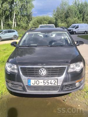Melns Volkswagen Passat B6 2008 Rīga, ar dzinēja tilpumu 2.00 L un nobraukumu 361 tūkst. km par 810 €, foto  vietnē AUTOMOTO.COM.LV