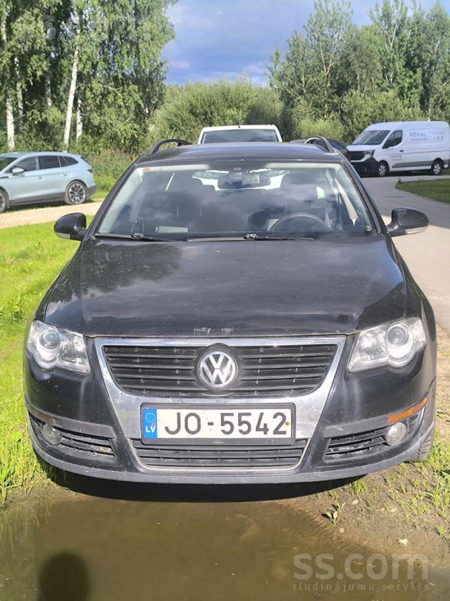 Melns Volkswagen Passat B6 2008 Rīga, ar dzinēja tilpumu 2.00 L un nobraukumu 361 tūkst. km par 810 €, foto 1 vietnē AUTOMOTO.COM.LV