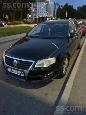 Melns Volkswagen Passat B6 2008 Rīga, ar dzinēja tilpumu 2.00 L un nobraukumu 313 tūkst. km par 500 €, foto  vietnē AUTOMOTO.COM.LV