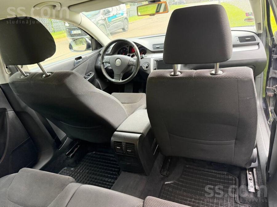 Melns Volkswagen Passat B6 2008 Rīga, ar dzinēja tilpumu 2.00 L un nobraukumu 330 tūkst. km par 2200 €, foto 10 vietnē AUTOMOTO.COM.LV