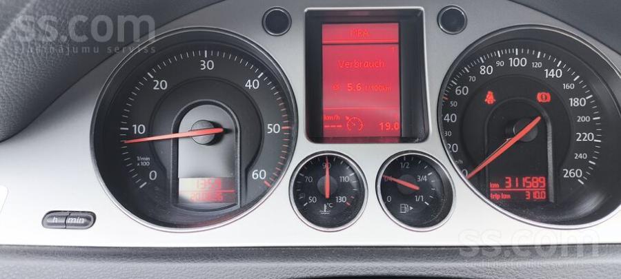 Melns Volkswagen Passat B6 2008 Rīga, ar dzinēja tilpumu 2.00 L un nobraukumu 312 tūkst. km par 2150 €, foto 9 vietnē AUTOMOTO.COM.LV