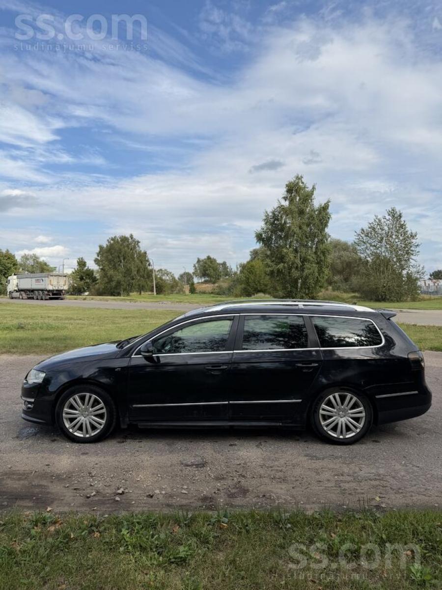 Black Volkswagen Passat B6 2008 in Riga, with an engine capacity of 2.00 L and mileage of 339 thousand km for 1400 €, photo 5 on AUTOMOTO.COM.LV