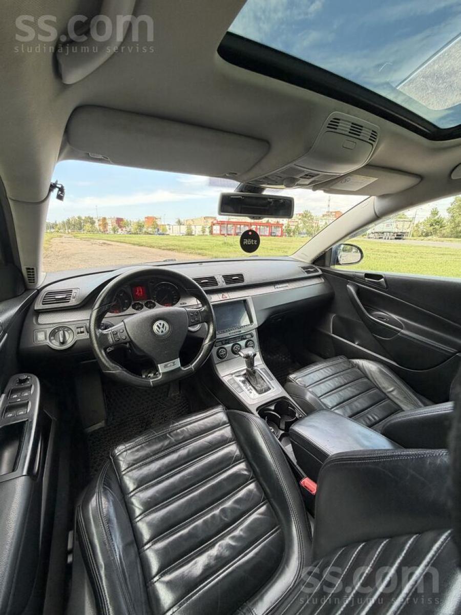 Black Volkswagen Passat B6 2008 in Riga, with an engine capacity of 2.00 L and mileage of 339 thousand km for 1400 €, photo 13 on AUTOMOTO.COM.LV