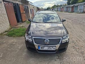 Melns Volkswagen Passat B6 2008 Daugavpils, ar dzinēja tilpumu 2.00 L un nobraukumu 345 tūkst. km par 2499 €, foto  vietnē AUTOMOTO.COM.LV