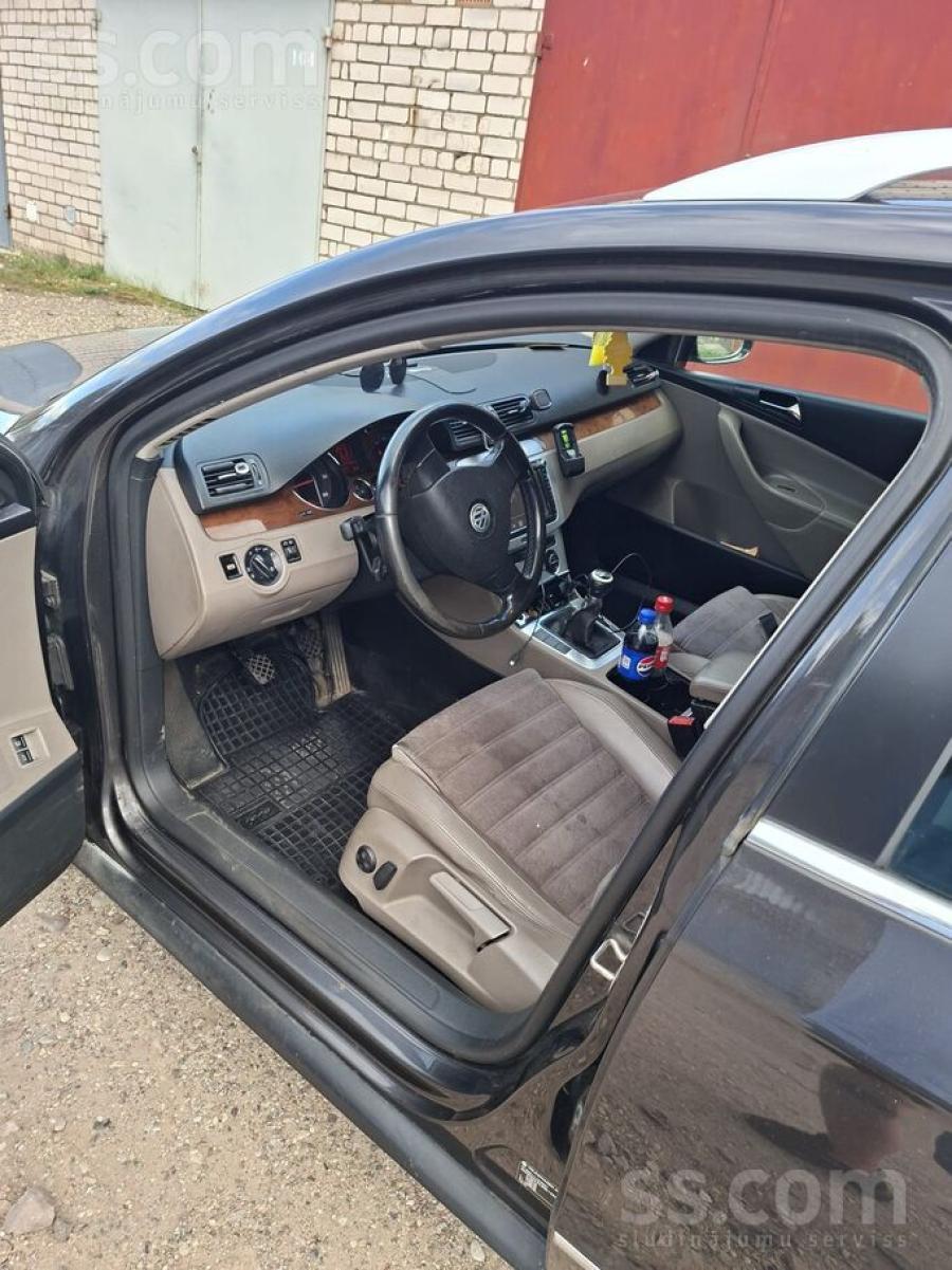 Melns Volkswagen Passat B6 2008 Daugavpils, ar dzinēja tilpumu 2.00 L un nobraukumu 345 tūkst. km par 2499 €, foto 9 vietnē AUTOMOTO.COM.LV