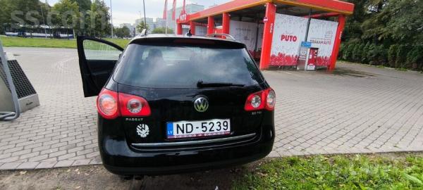 Black Volkswagen Passat B6 2008 in Riga, with an engine capacity of 2.00 L and mileage of 312 thousand km for 1890 €, photo 6 on AUTOMOTO.COM.LV