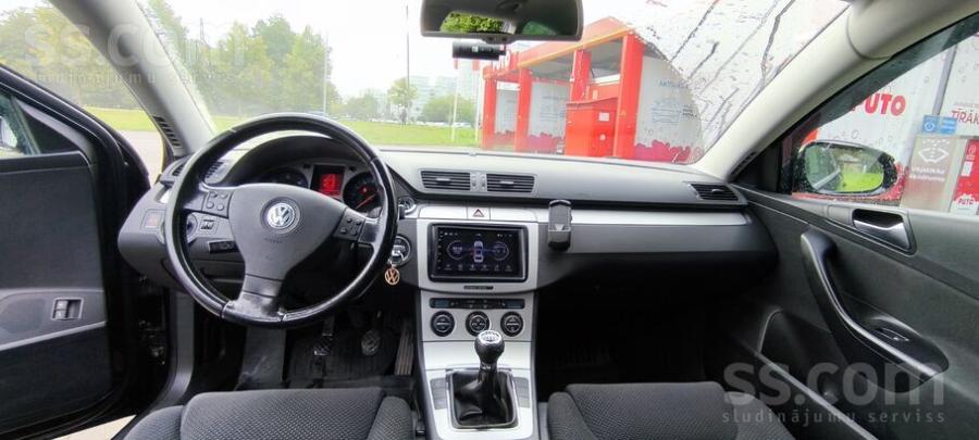 Melns Volkswagen Passat B6 2008 Rīga, ar dzinēja tilpumu 2.00 L un nobraukumu 312 tūkst. km par 1890 €, foto 9 vietnē AUTOMOTO.COM.LV