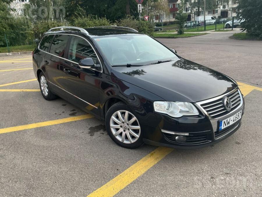 Melns Volkswagen Passat B6 2008 Rīga, ar dzinēja tilpumu 2.00 L un nobraukumu 320 tūkst. km par 2600 €, foto 1 vietnē AUTOMOTO.COM.LV