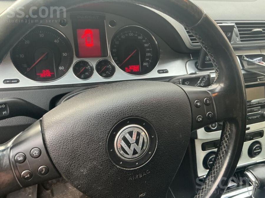 Melns Volkswagen Passat B6 2008 Rīga, ar dzinēja tilpumu 2.00 L un nobraukumu 320 tūkst. km par 2600 €, foto 10 vietnē AUTOMOTO.COM.LV