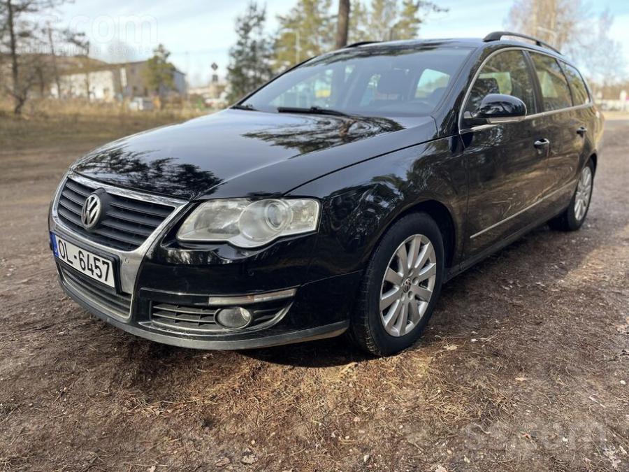 Black Volkswagen Passat B6 2009 in Valmiera, with an engine capacity of 2.00 L and mileage of 288 thousand km for 2690 €, photo 1 on AUTOMOTO.COM.LV