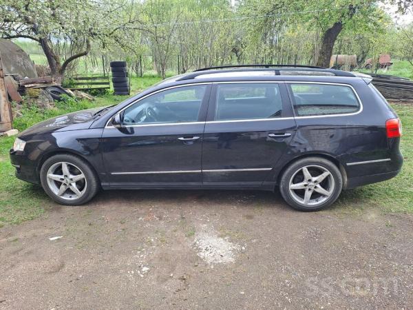 Black Volkswagen Passat B6 2009 in Daugavpils, with an engine capacity of 2.00 L and mileage of 188 thousand km for 3960 €, photo 3 on AUTOMOTO.COM.LV