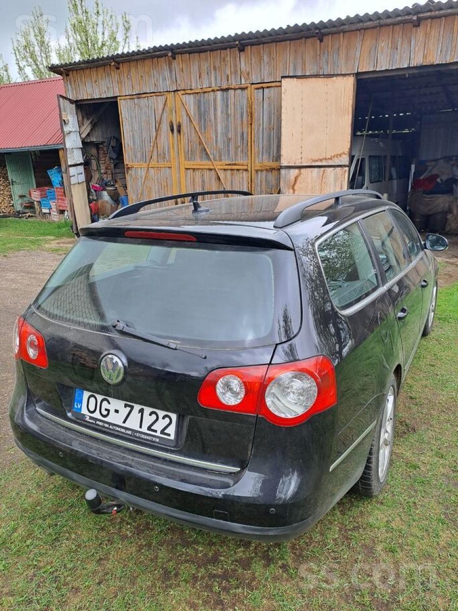 Melns Volkswagen Passat B6 2009 Daugavpils, ar dzinēja tilpumu 2.00 L un nobraukumu 188 tūkst. km par 3960 €, foto 3 vietnē AUTOMOTO.COM.LV