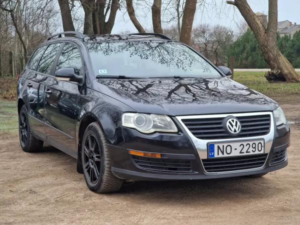 Black Volkswagen Passat B6 2009 in Grobiņa, with an engine capacity of 2.00 L and mileage of 300 thousand km for 950 €, photo 10 on AUTOMOTO.COM.LV