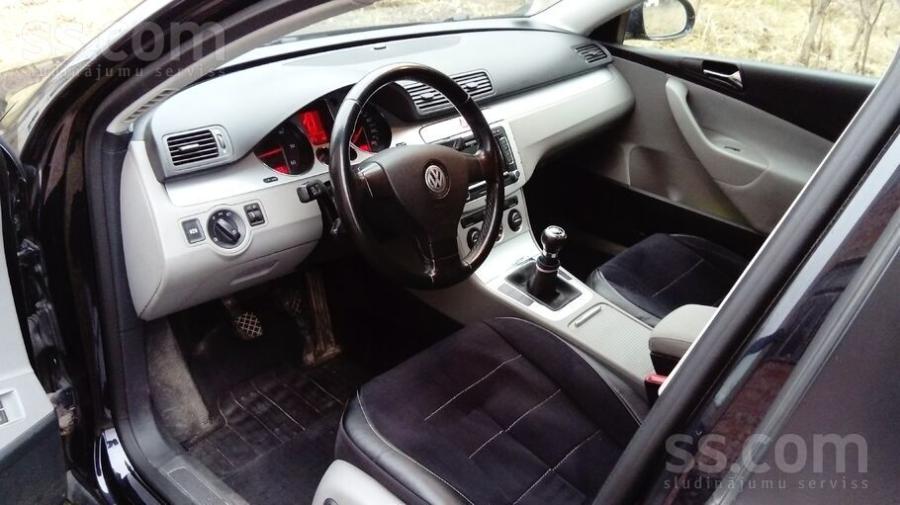 Melns Volkswagen Passat B6 2009 Valka, ar dzinēja tilpumu 1.90 L un nobraukumu 280 tūkst. km par 2900 €, foto 8 vietnē AUTOMOTO.COM.LV