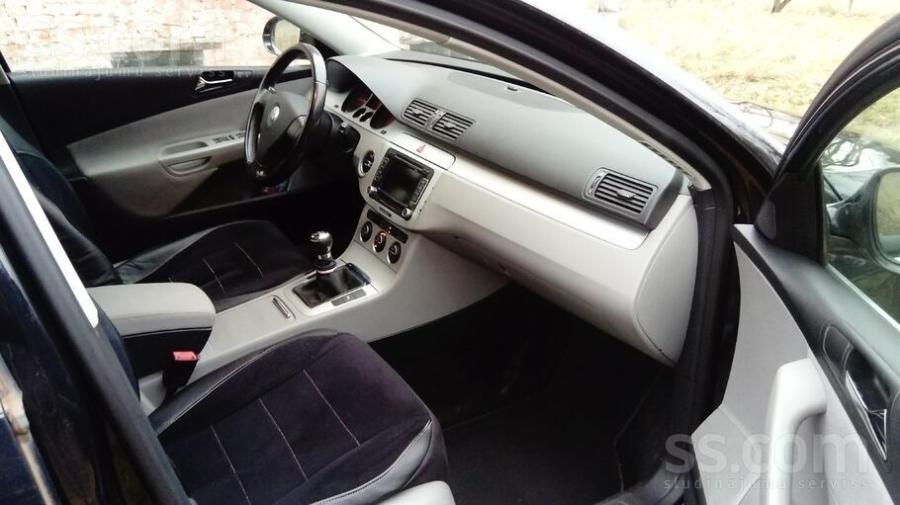 Melns Volkswagen Passat B6 2009 Valka, ar dzinēja tilpumu 1.90 L un nobraukumu 280 tūkst. km par 2900 €, foto 10 vietnē AUTOMOTO.COM.LV