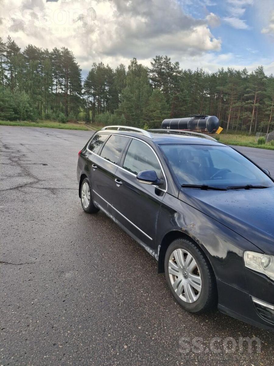 Black Volkswagen Passat B6 2009 in Riga, with an engine capacity of 2.00 L and mileage of 464 thousand km for 1800 €, photo 7 on AUTOMOTO.COM.LV