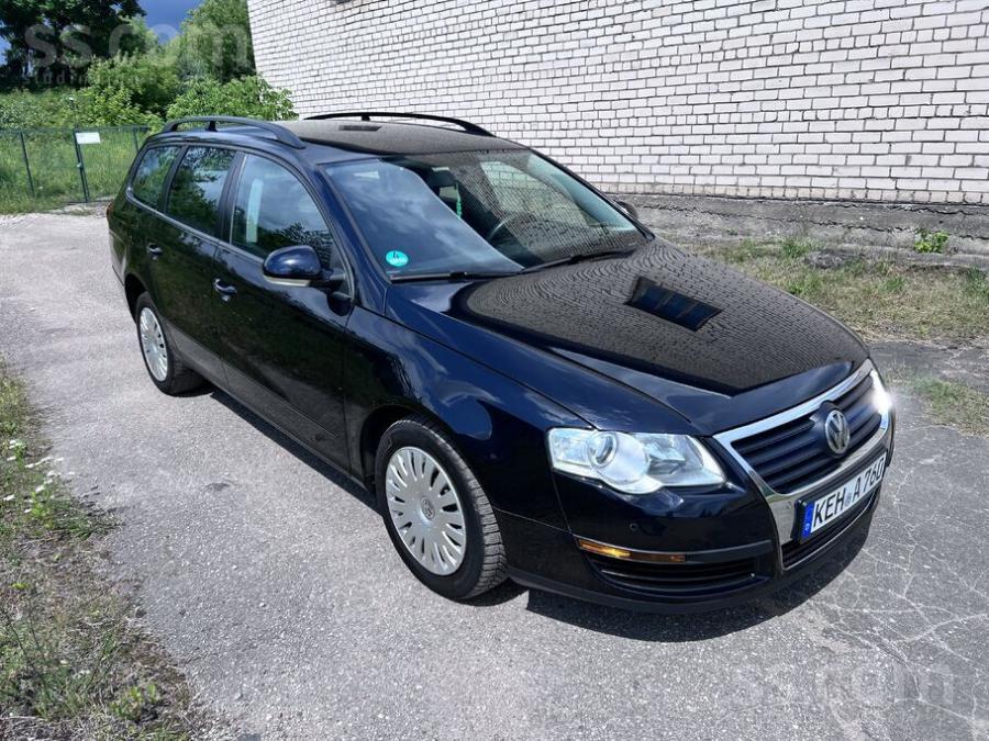 Black Volkswagen Passat B6 2009 in Daugavpils, with an engine capacity of 2.00 L and mileage of 276 thousand km for 2499 €, photo 3 on AUTOMOTO.COM.LV