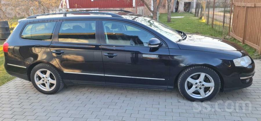 Black Volkswagen Passat B6 2010 in Riga, with an engine capacity of 2.00 L and mileage of 253 thousand km for 2750 €, photo 8 on AUTOMOTO.COM.LV