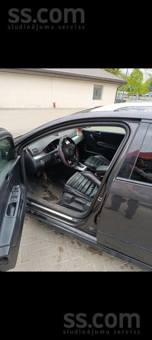 Black Volkswagen Passat B6 2010 in Riga, with an engine capacity of 2.00 L and mileage of 350 thousand km for 2300 €, photo 2 on AUTOMOTO.COM.LV