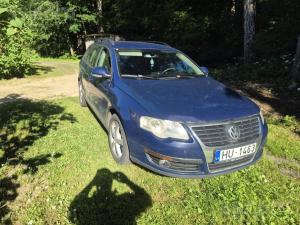 Blue Volkswagen Passat B6 2005 in Riga, with an engine capacity of 2.00 L and mileage of 424 thousand km for 1250 €, photo 6 on AUTOMOTO.COM.LV