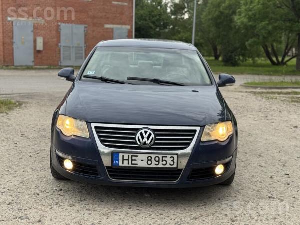 Blue Volkswagen Passat B6 2005 in Kuldiga, with an engine capacity of 2.00 L and mileage of 427 thousand km for 1500 €, photo 1 on AUTOMOTO.COM.LV
