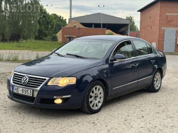 Blue Volkswagen Passat B6 2005 in Kuldiga, with an engine capacity of 2.00 L and mileage of 427 thousand km for 1500 €, photo 3 on AUTOMOTO.COM.LV