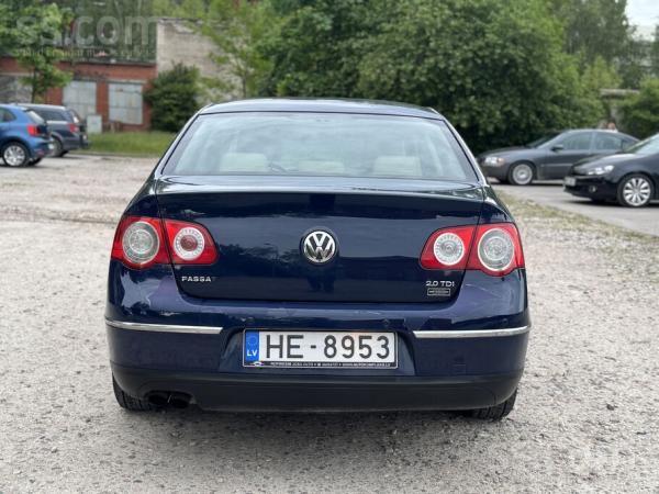 Blue Volkswagen Passat B6 2005 in Kuldiga, with an engine capacity of 2.00 L and mileage of 427 thousand km for 1500 €, photo 5 on AUTOMOTO.COM.LV