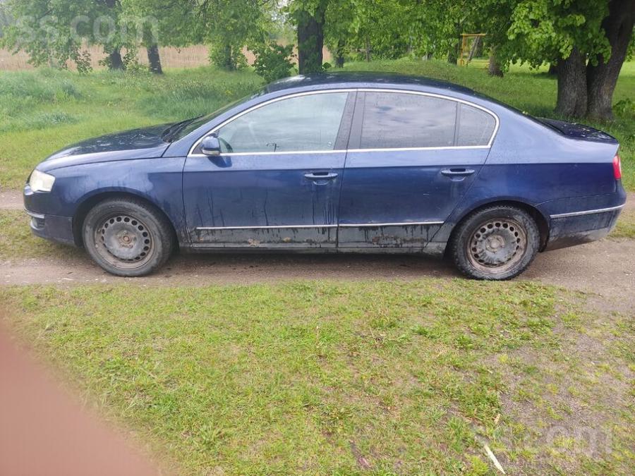 Zils Volkswagen Passat B6 2006 Daugavpils, ar dzinēja tilpumu 1.90 L un nobraukumu 254 tūkst. km par 1500 €, foto 3 vietnē AUTOMOTO.COM.LV