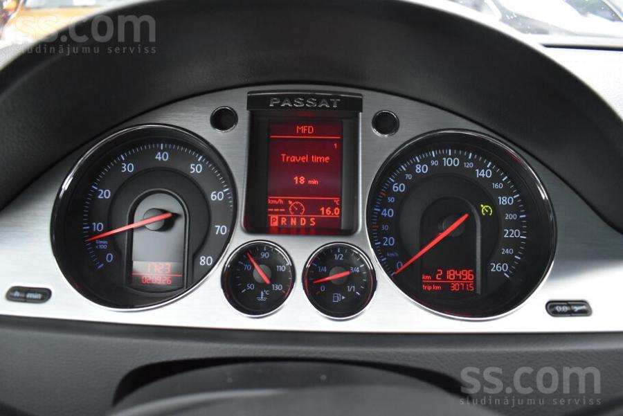 Blue Volkswagen Passat B6 2008 in Kuldiga, with an engine capacity of 2.00 L and mileage of 0 thousand km for 1550 €, photo 13 on AUTOMOTO.COM.LV