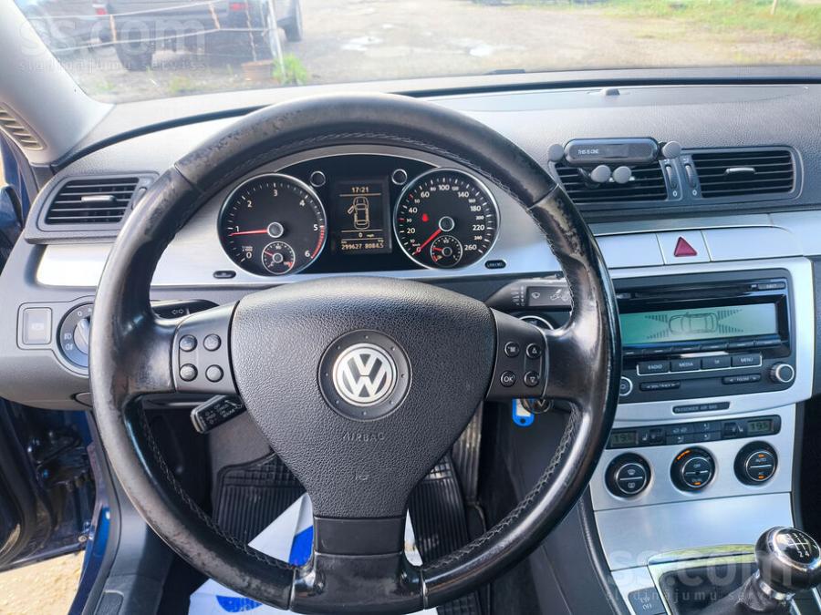 Zils Volkswagen Passat B6 2009 Rīga, ar dzinēja tilpumu 2.00 L un nobraukumu 300 tūkst. km par 1550 €, foto 22 vietnē AUTOMOTO.COM.LV