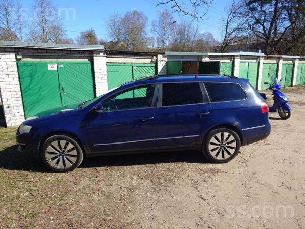 Blue Volkswagen Passat B6 2004 in Riga, with an engine capacity of 2.00 L and mileage of 362 thousand km for 1200 €, photo 4 on AUTOMOTO.COM.LV