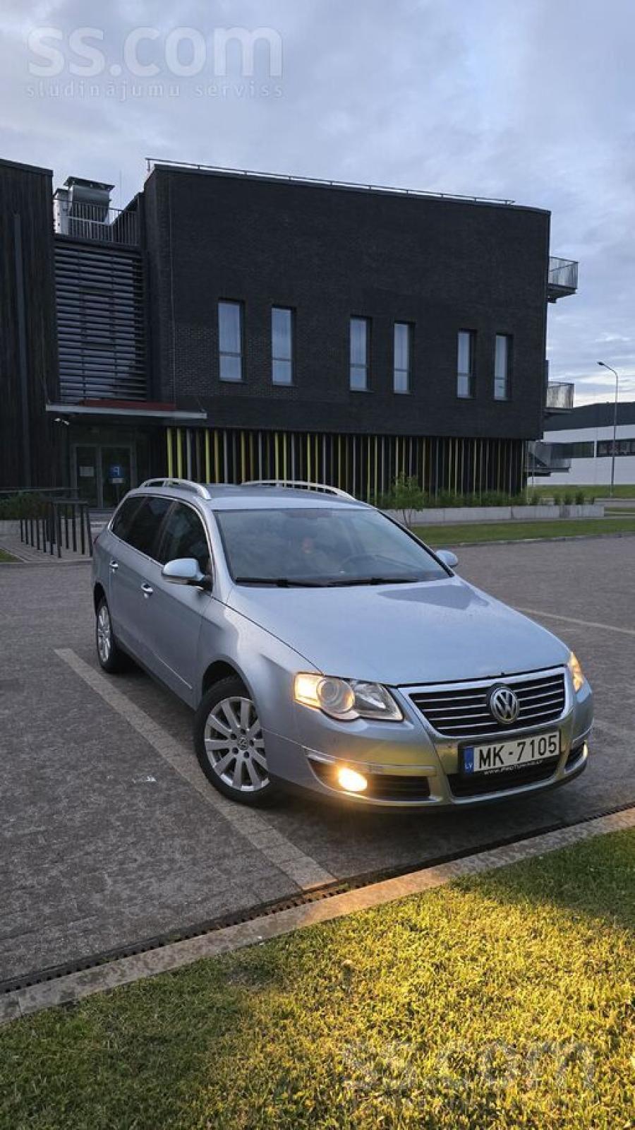 Zils Volkswagen Passat B6 2006 Dobele, ar dzinēja tilpumu 2.00 L un nobraukumu 325 tūkst. km par 1600 €, foto 1 vietnē AUTOMOTO.COM.LV