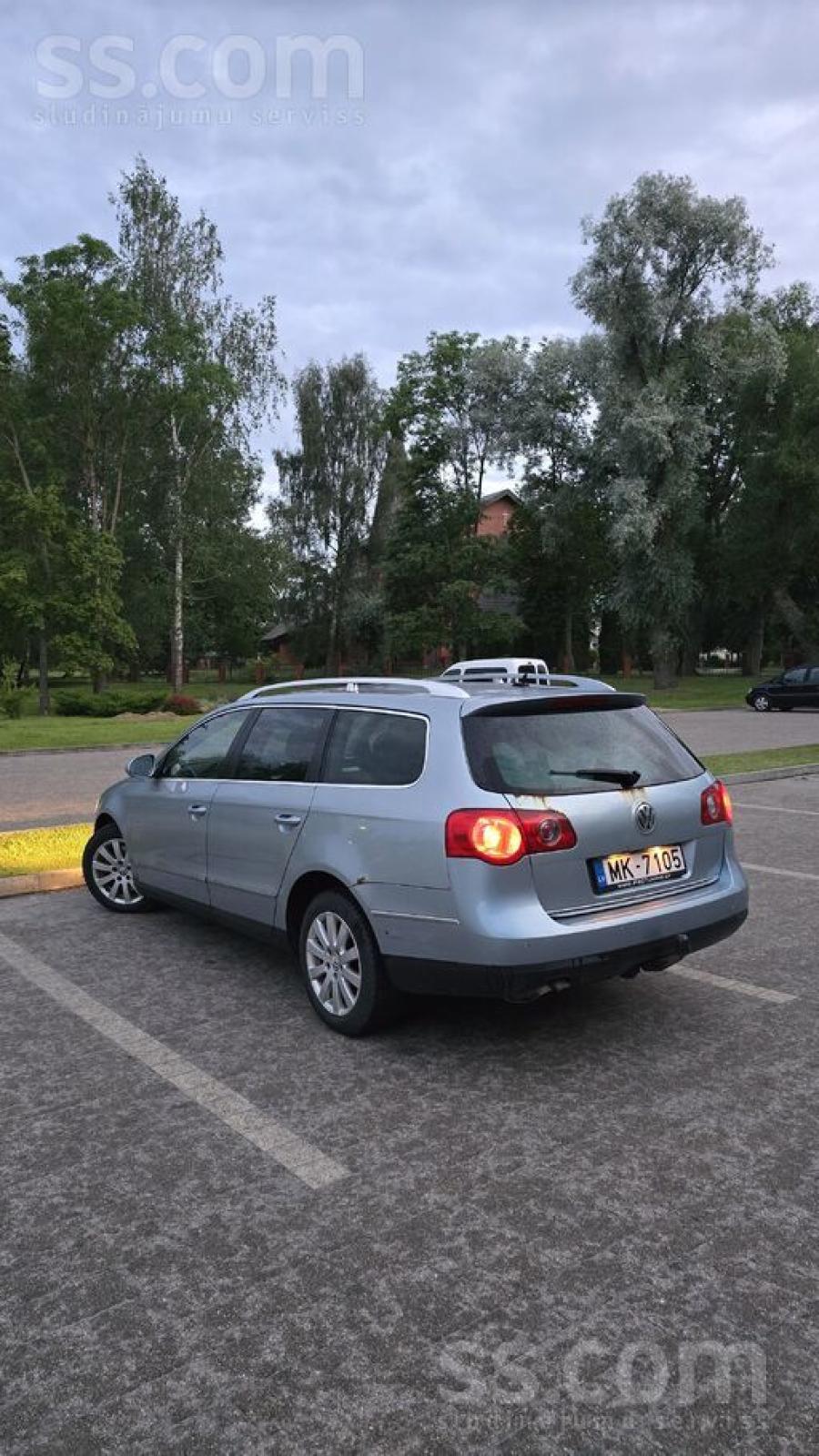 Zils Volkswagen Passat B6 2006 Dobele, ar dzinēja tilpumu 2.00 L un nobraukumu 325 tūkst. km par 1600 €, foto 3 vietnē AUTOMOTO.COM.LV