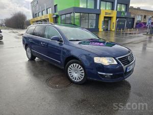 Blue Volkswagen Passat B6 2006 in Riga, with an engine capacity of 1.90 L and mileage of 285 thousand km for 950 €, photo  on AUTOMOTO.COM.LV