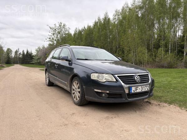 Blue Volkswagen Passat B6 2006 in Limbazi, with an engine capacity of 2.00 L and mileage of 375 thousand km for 1100 €, photo 1 on AUTOMOTO.COM.LV