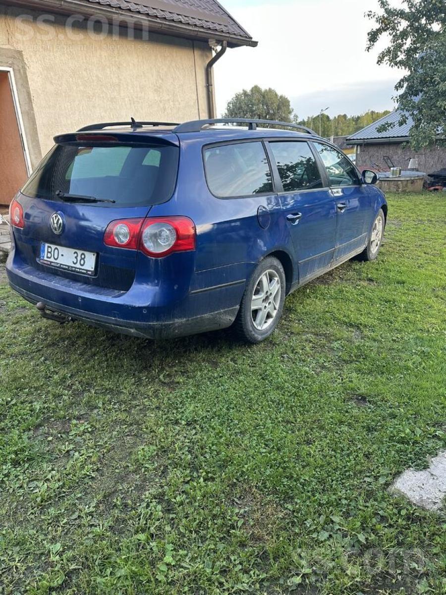 Zils Volkswagen Passat B6 2006 Gulbene, ar dzinēja tilpumu 2.00 L un nobraukumu 409 tūkst. km par 1500 €, foto 4 vietnē AUTOMOTO.COM.LV